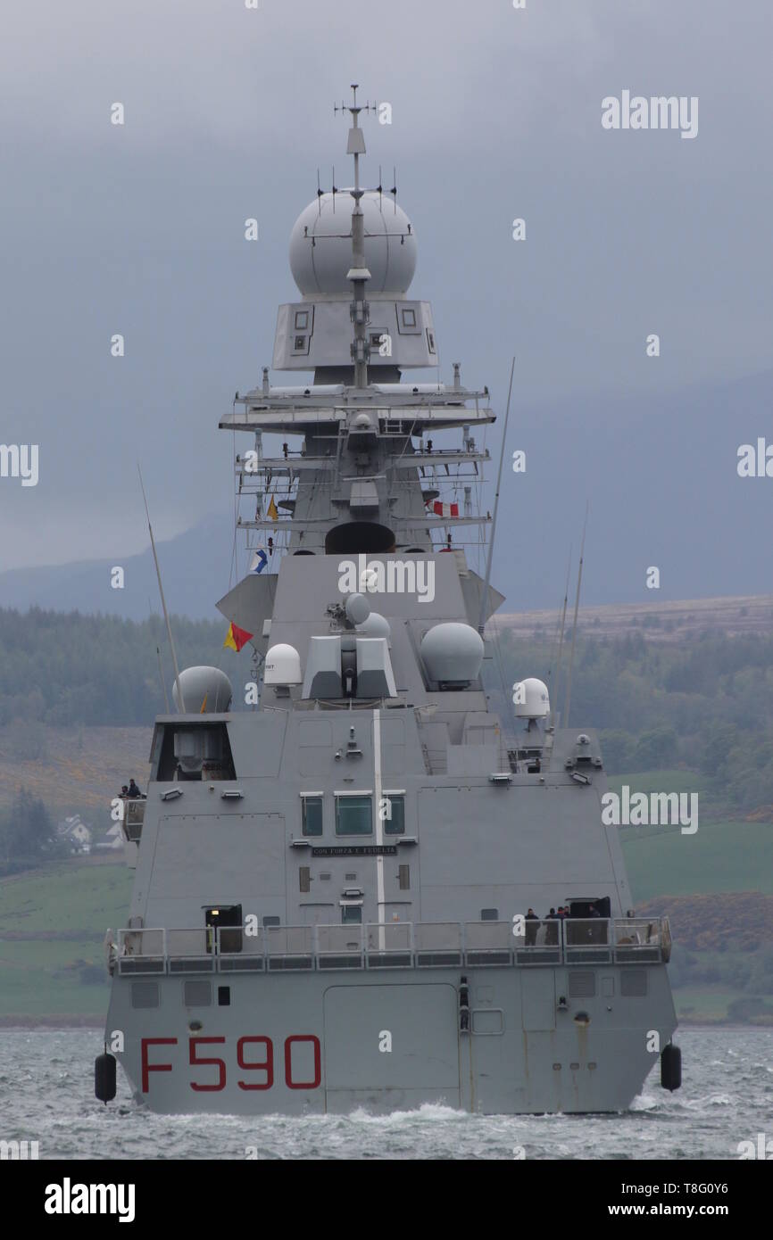 ITS Carlo Bergamini (F590), a Bergamini-class frigate operated by the ...