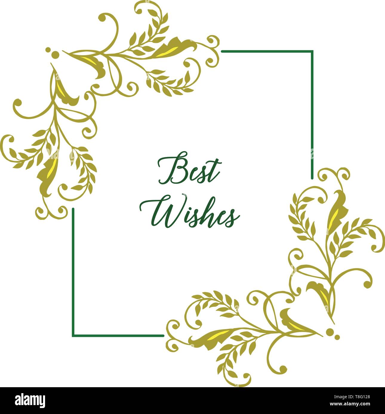 Vector illustration various ornate of wreath frame with template best ...