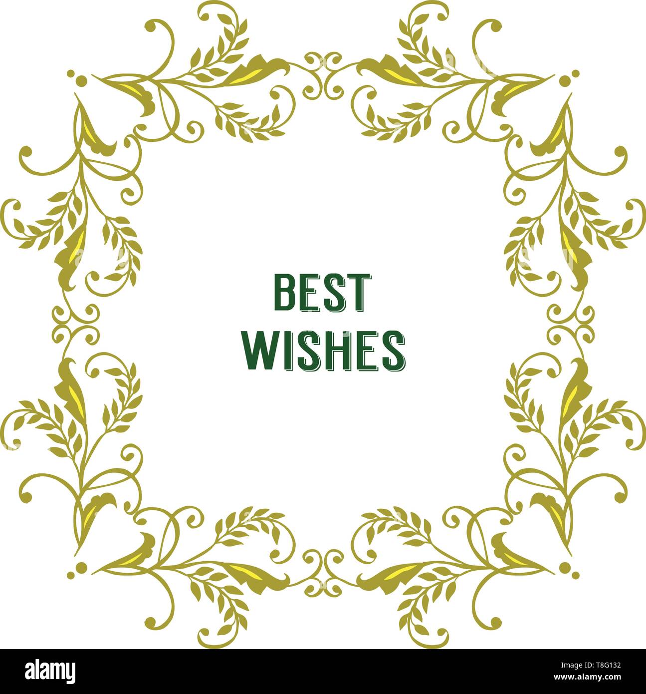 Vector illustration various ornate of wreath frame with template best ...