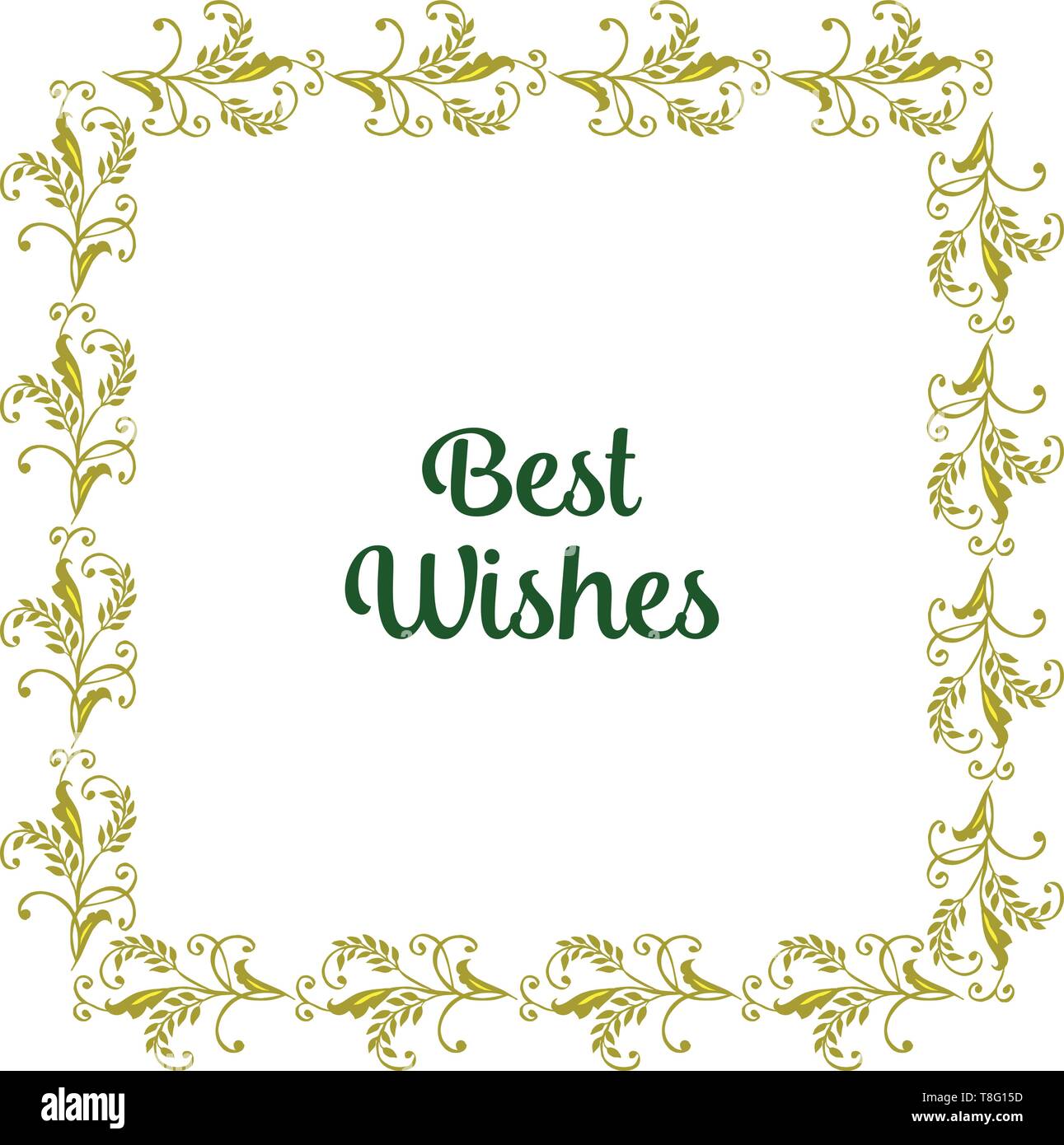 Vector illustration various ornate of wreath frame with template best ...