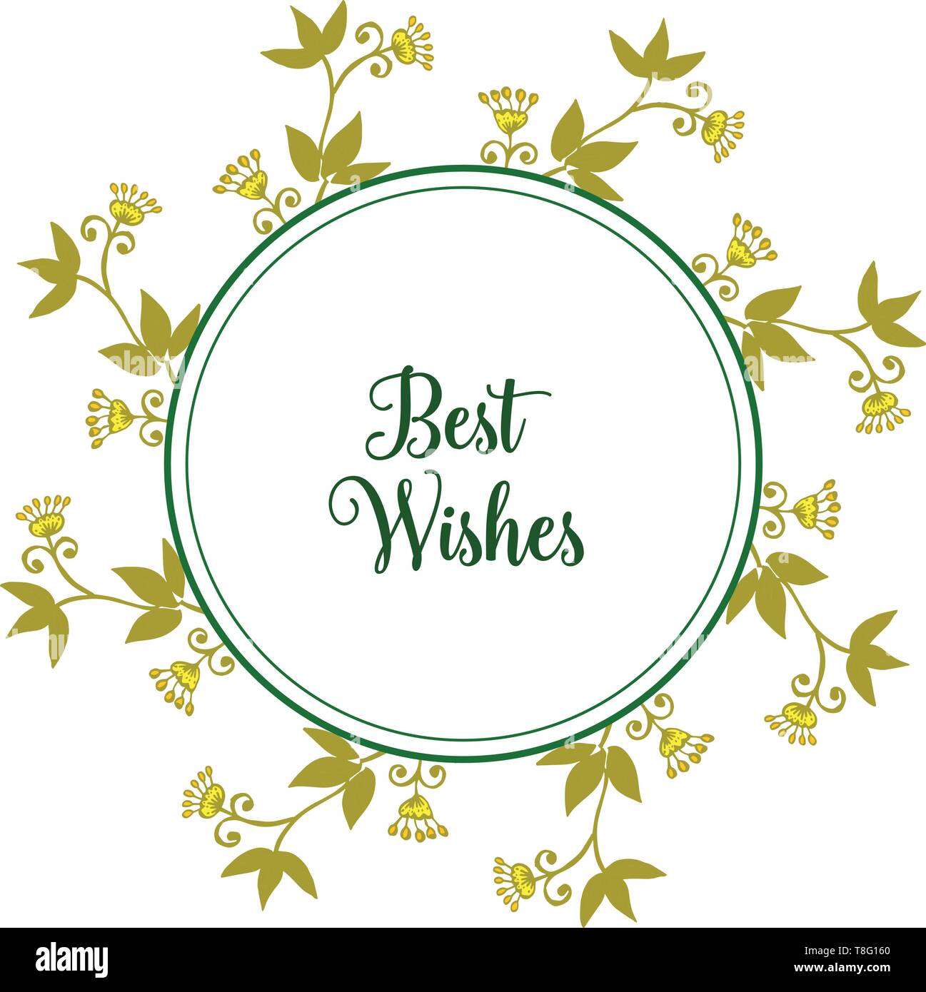 Vector illustration various ornate of wreath frame with template best ...