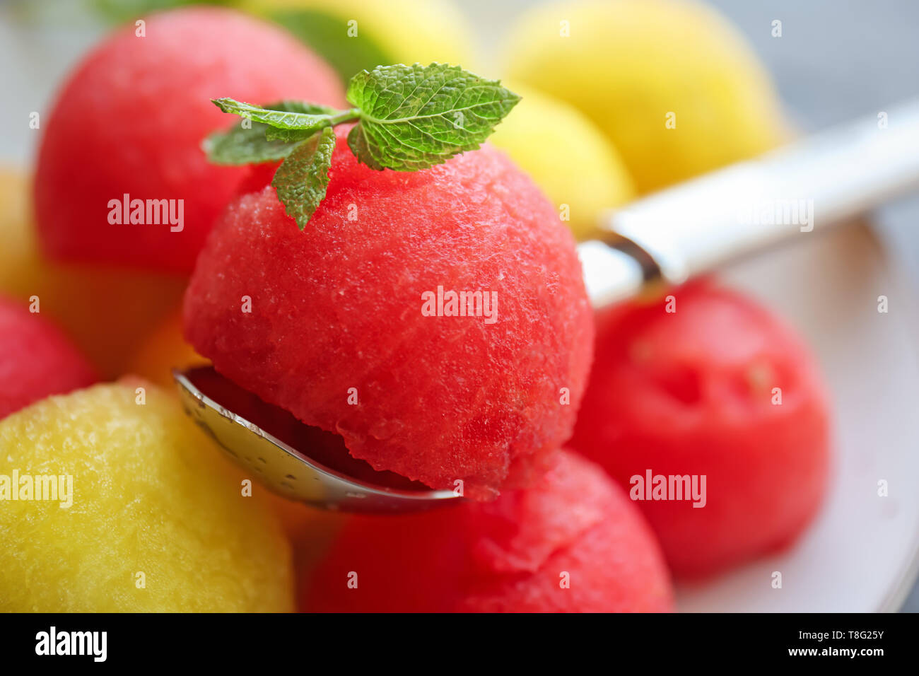Watermelon scoop hi-res stock photography and images - Alamy