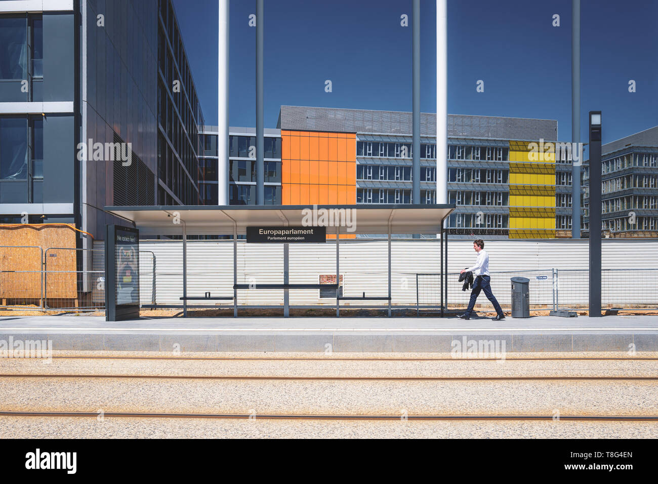Candid urban scene in Luxembourg city Stock Photo - Alamy