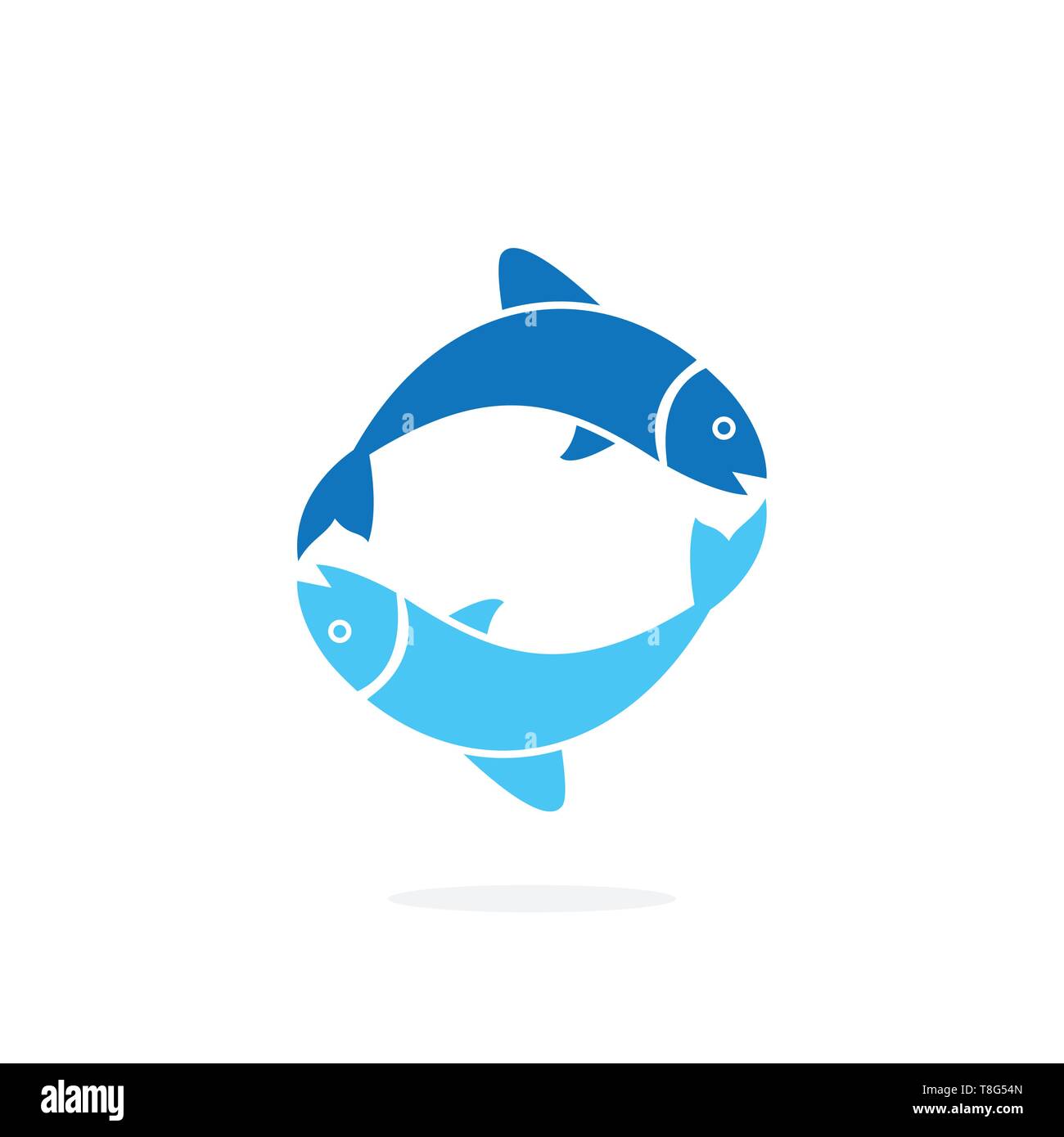 Fish icon vector isolated on white background Stock Vector Image & Art ...