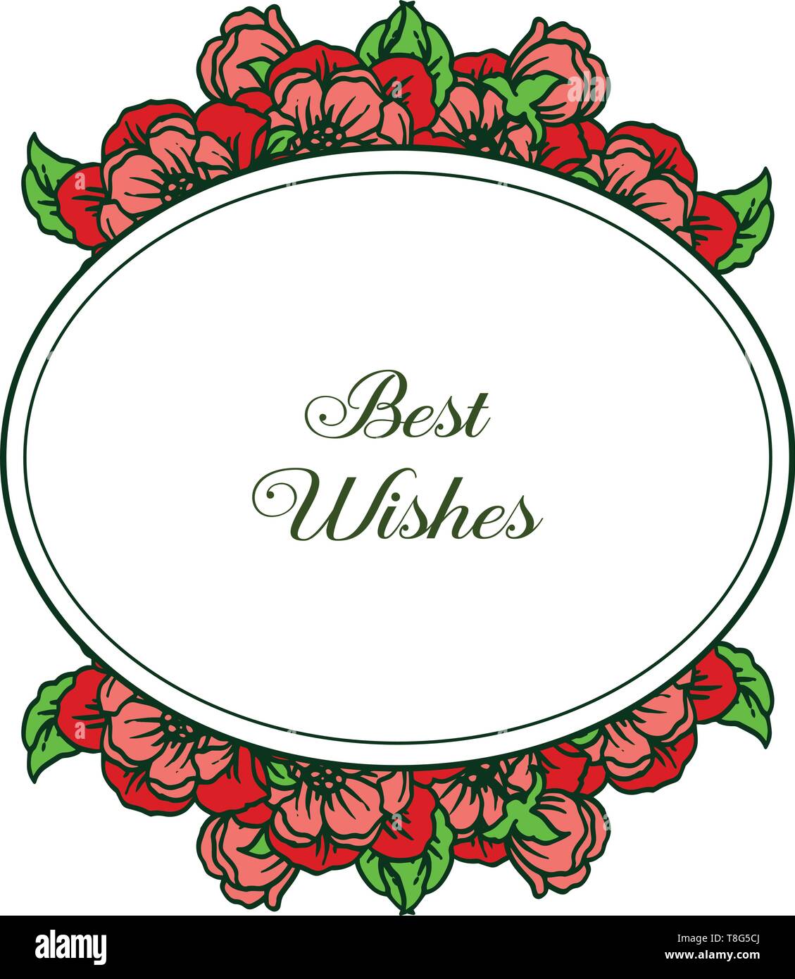 Vector illustration various abstract floral frames for greeting card ...