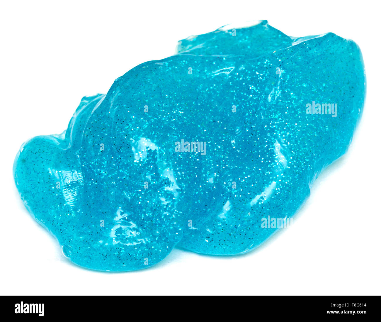 Slime isolated on white background Stock Photo - Alamy