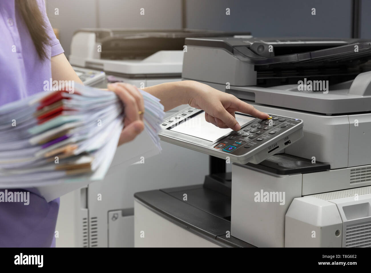 Copier machine hi-res stock photography and images - Alamy