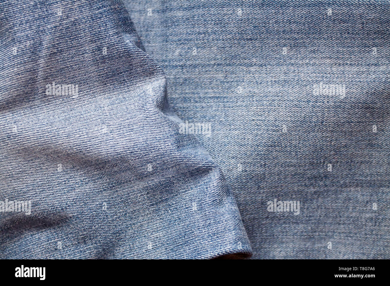 Texture of blue jeans textile Stock Photo - Alamy