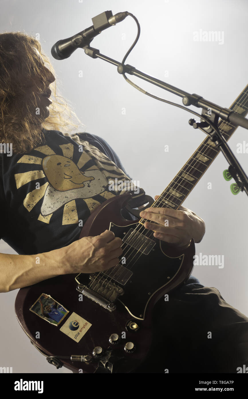 Fetus, singer of Ultra Vomit performs at the World tattoo at The Grande ...