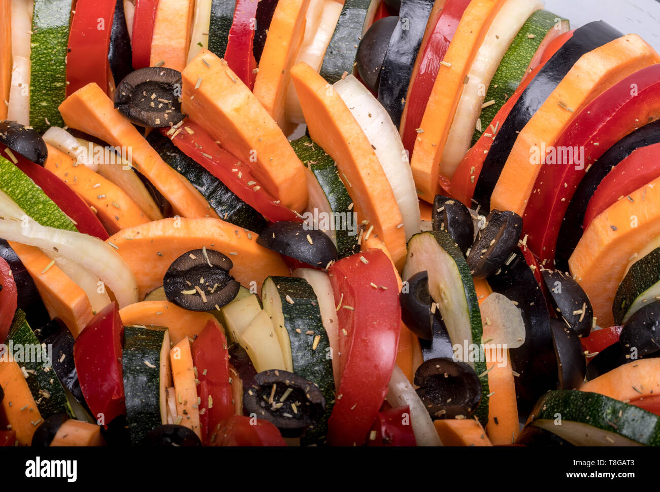 Ratatouille, French Provençal stewed vegetable dish originating in Nice ...
