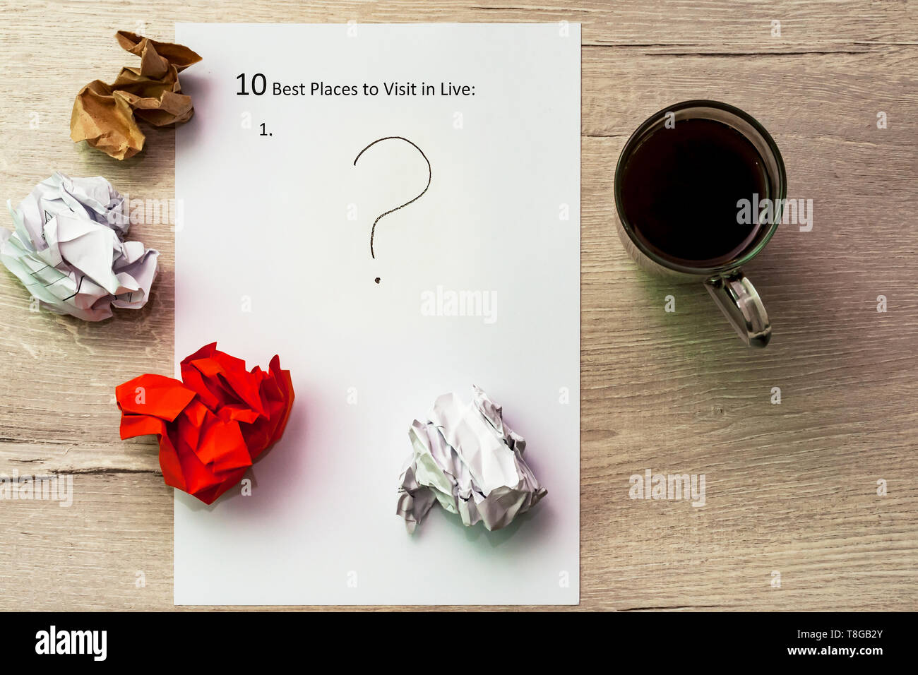 Question mark world map hi-res stock photography and images - Alamy