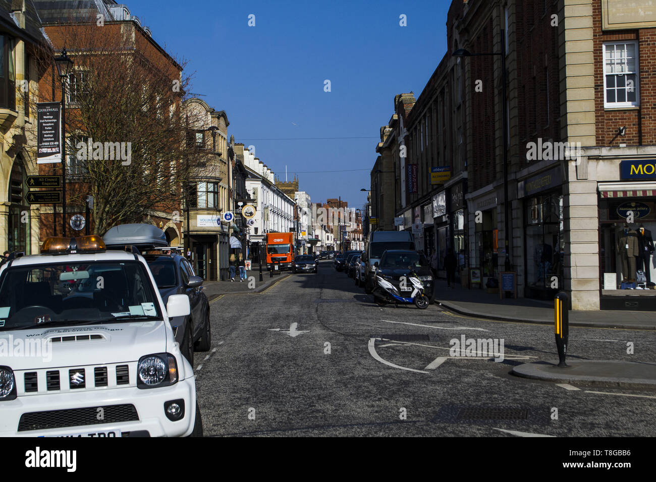 Northampton town center Stock Photo - Alamy