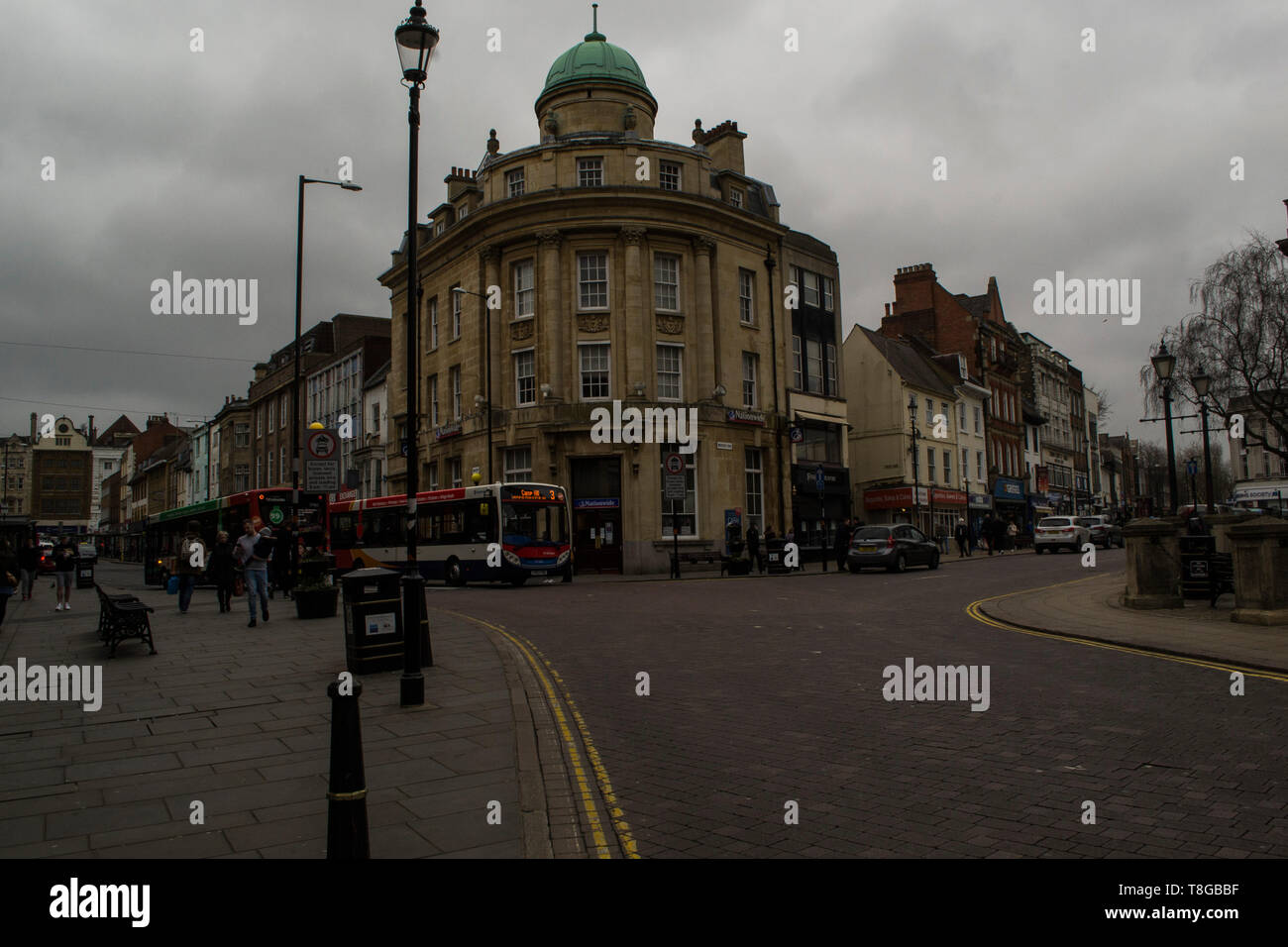 Northampton town center Stock Photo - Alamy