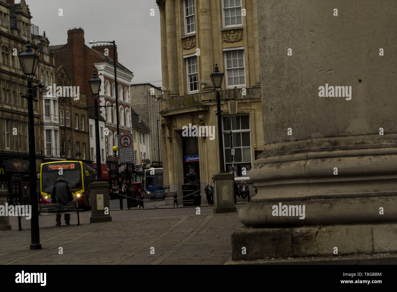 Northampton town center Stock Photo - Alamy