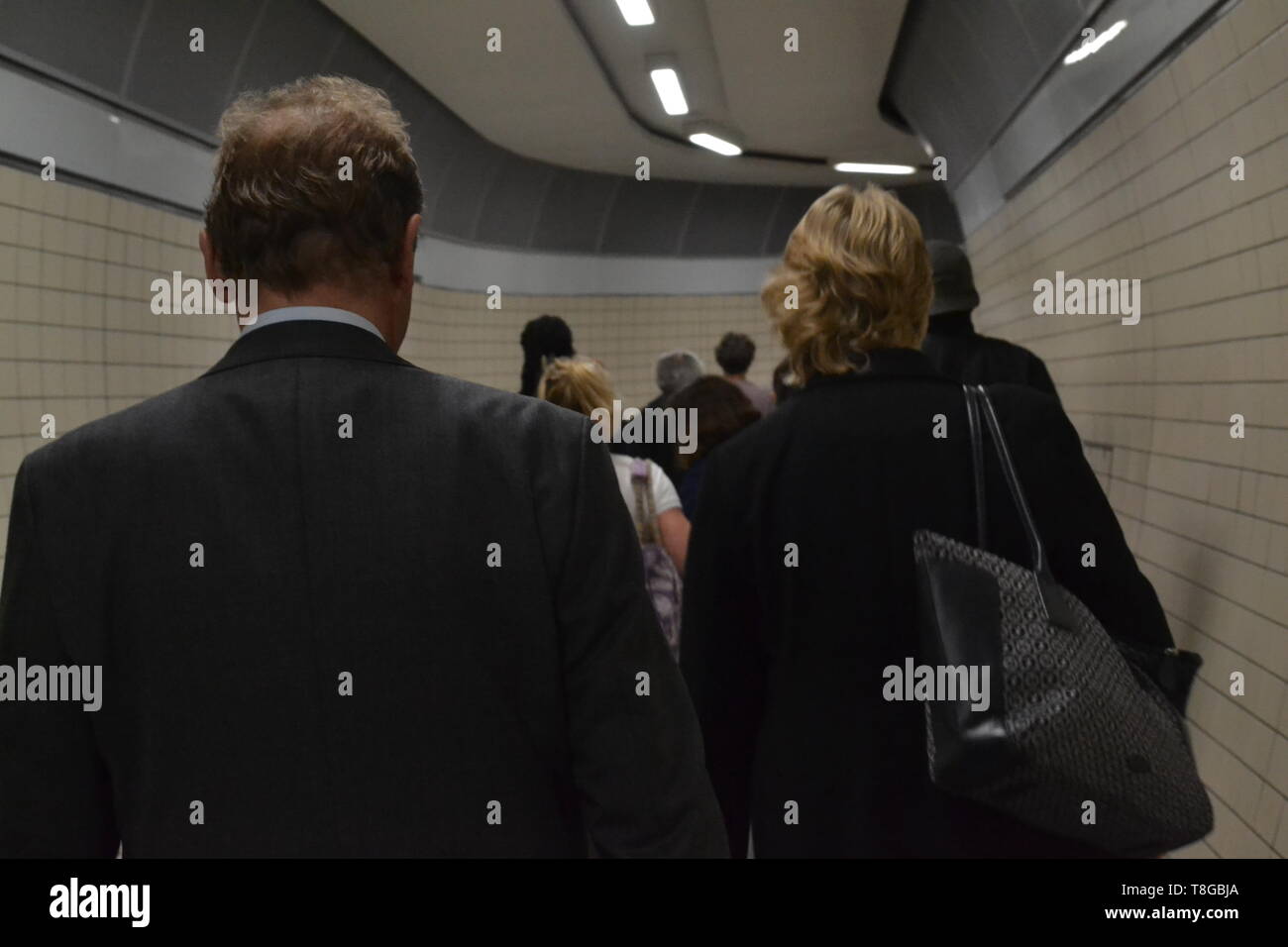 London underground rush hour hi-res stock photography and images - Alamy