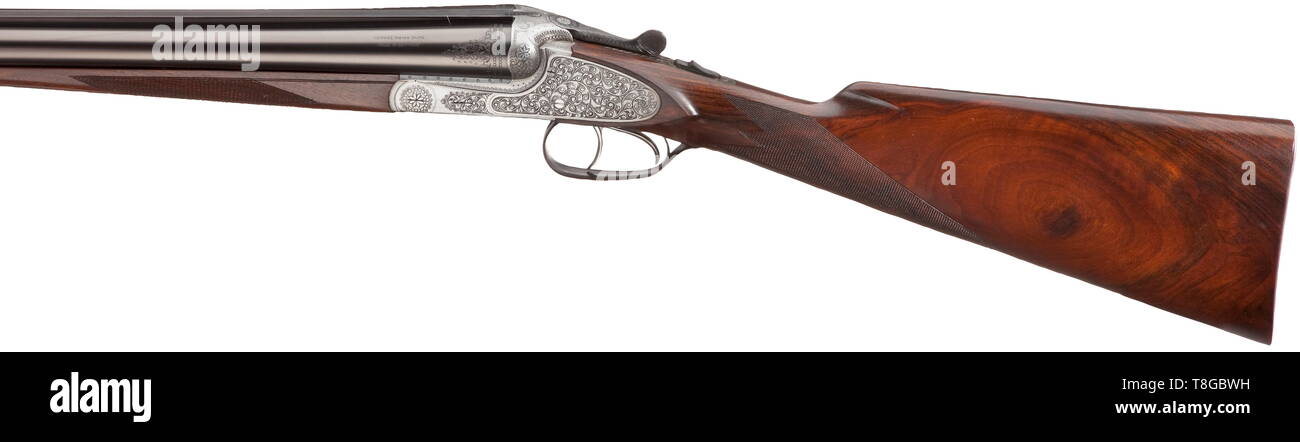 A double-barrelled shotgun Merkel mod. 247 S Cal. 12/70, no. 412434 ...