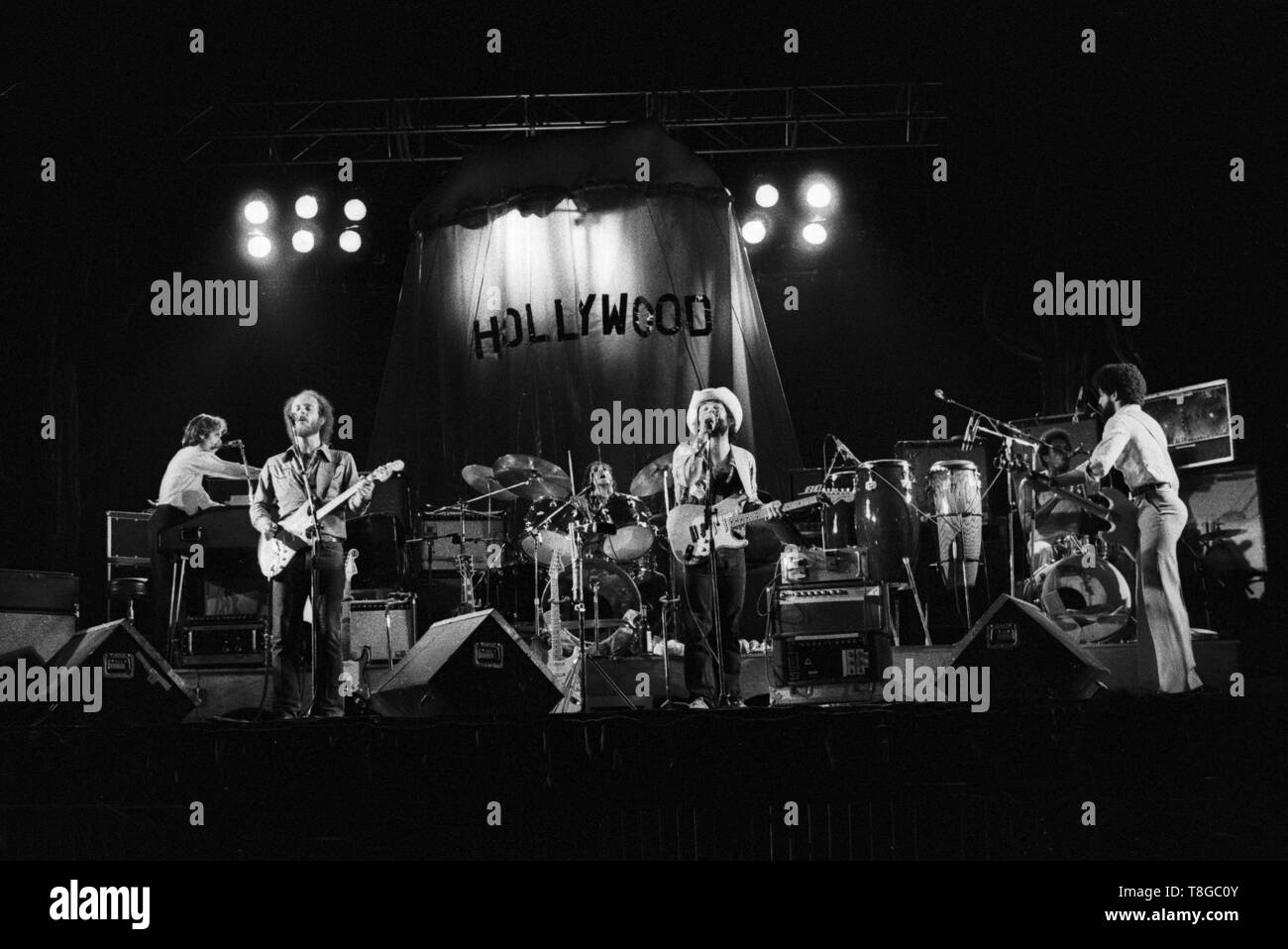 HILVERSUM, Netherlands: Lowell George and Kenny Gradney of Little Feat ...