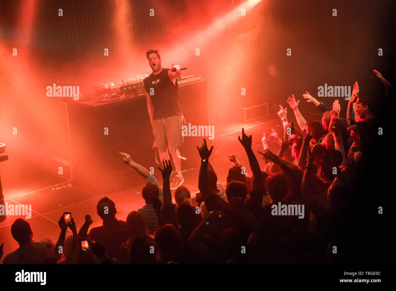 Denmark, Copenhagen - May 10, 2019. The Swedish DJ og music producer ...