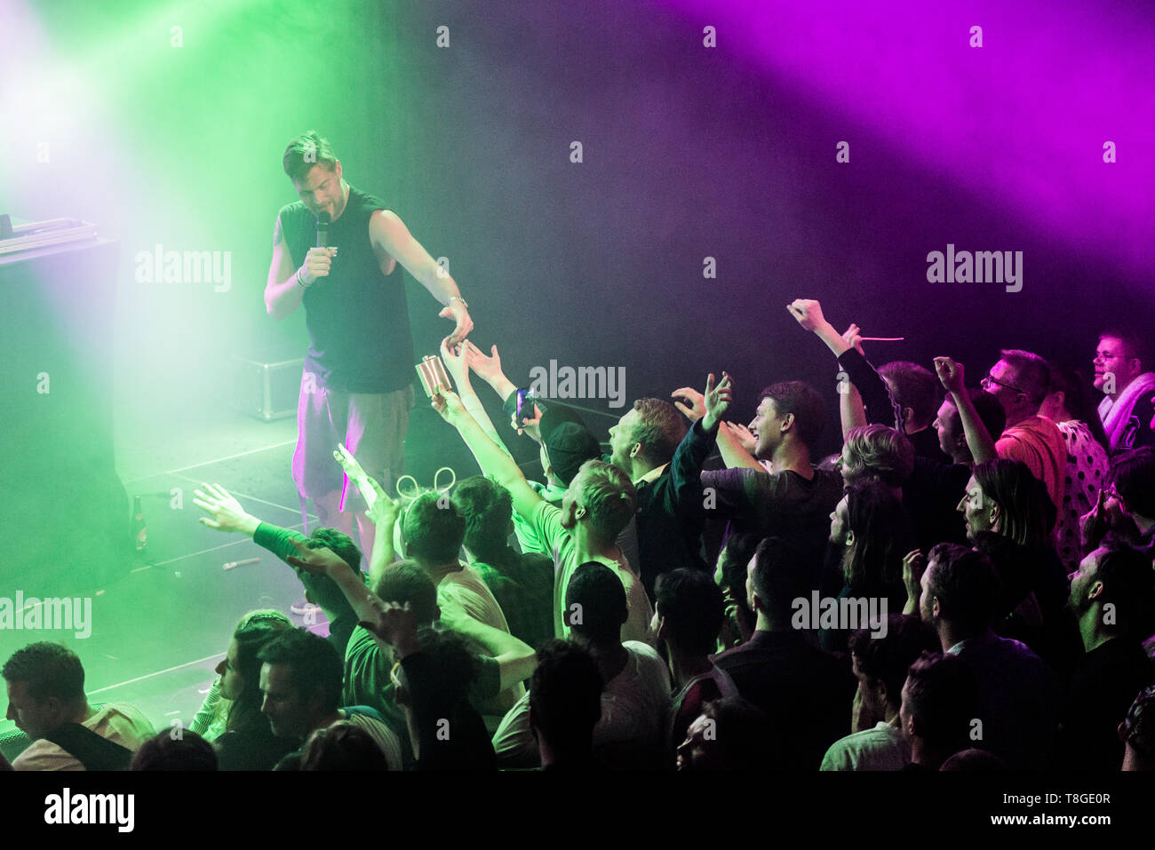 Denmark, Copenhagen - May 10, 2019. The Swedish DJ og music producer ...