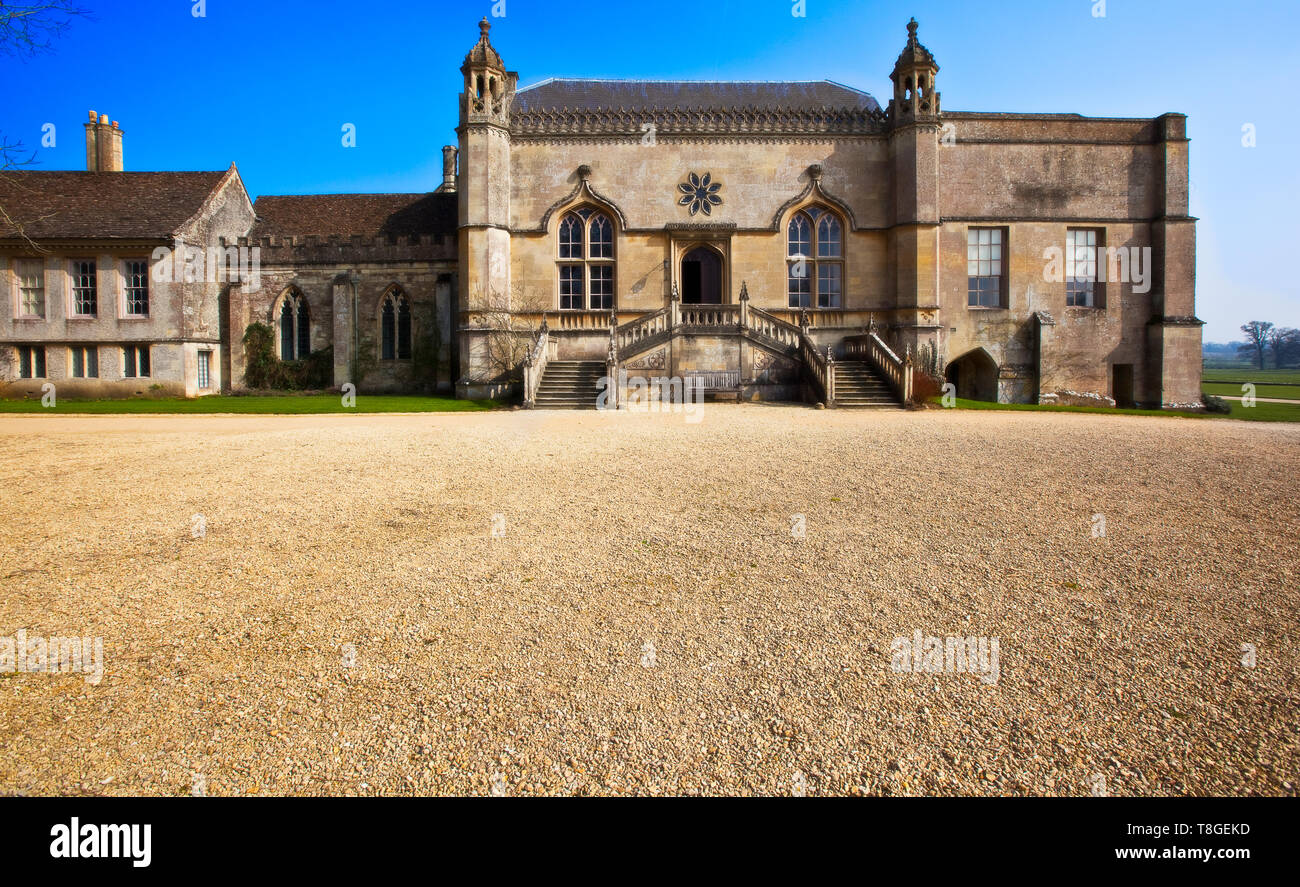 Lacock Abbey near Chippenham in Wiltshire home of Fox Talbot pioneer ...