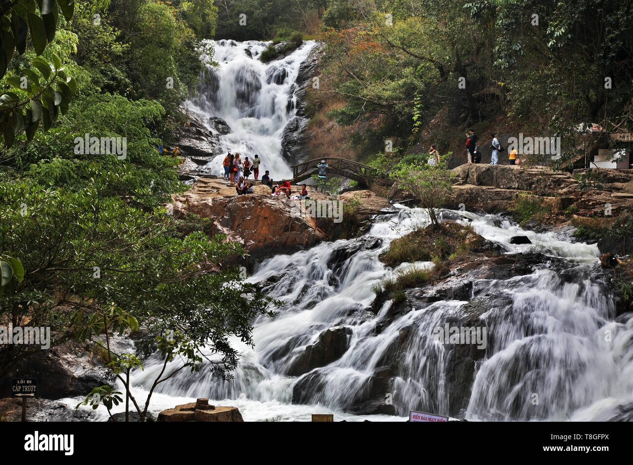 Datanla waterfall in Dalat. Vietnam Stock Photo - Alamy