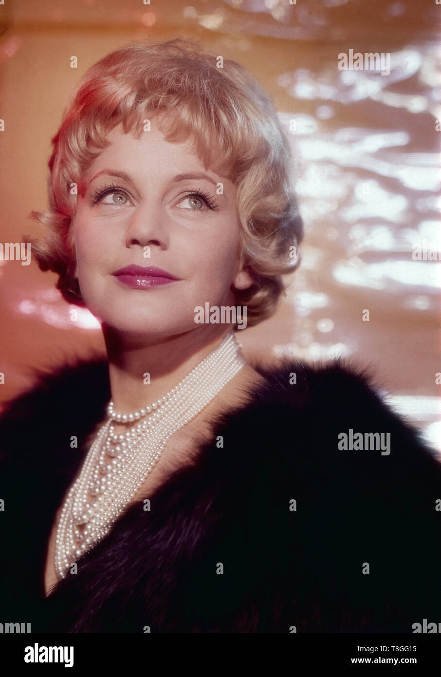 Maria Schell, österreichisch schweizerische Schauspielerin, Deutschland ca. Ende 1950er Jahre ...