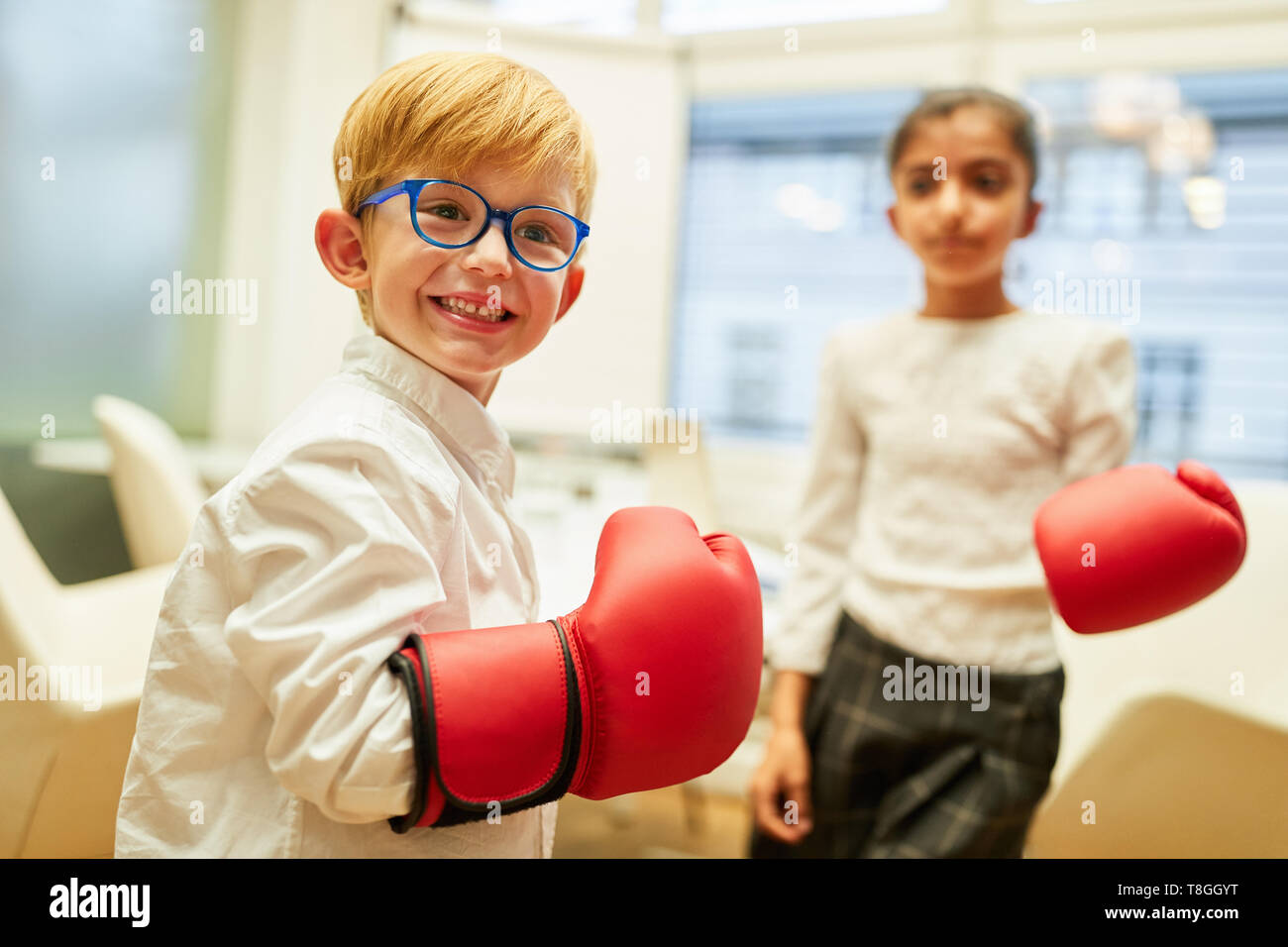 Boxing gloves kids hi-res stock photography and images - Alamy