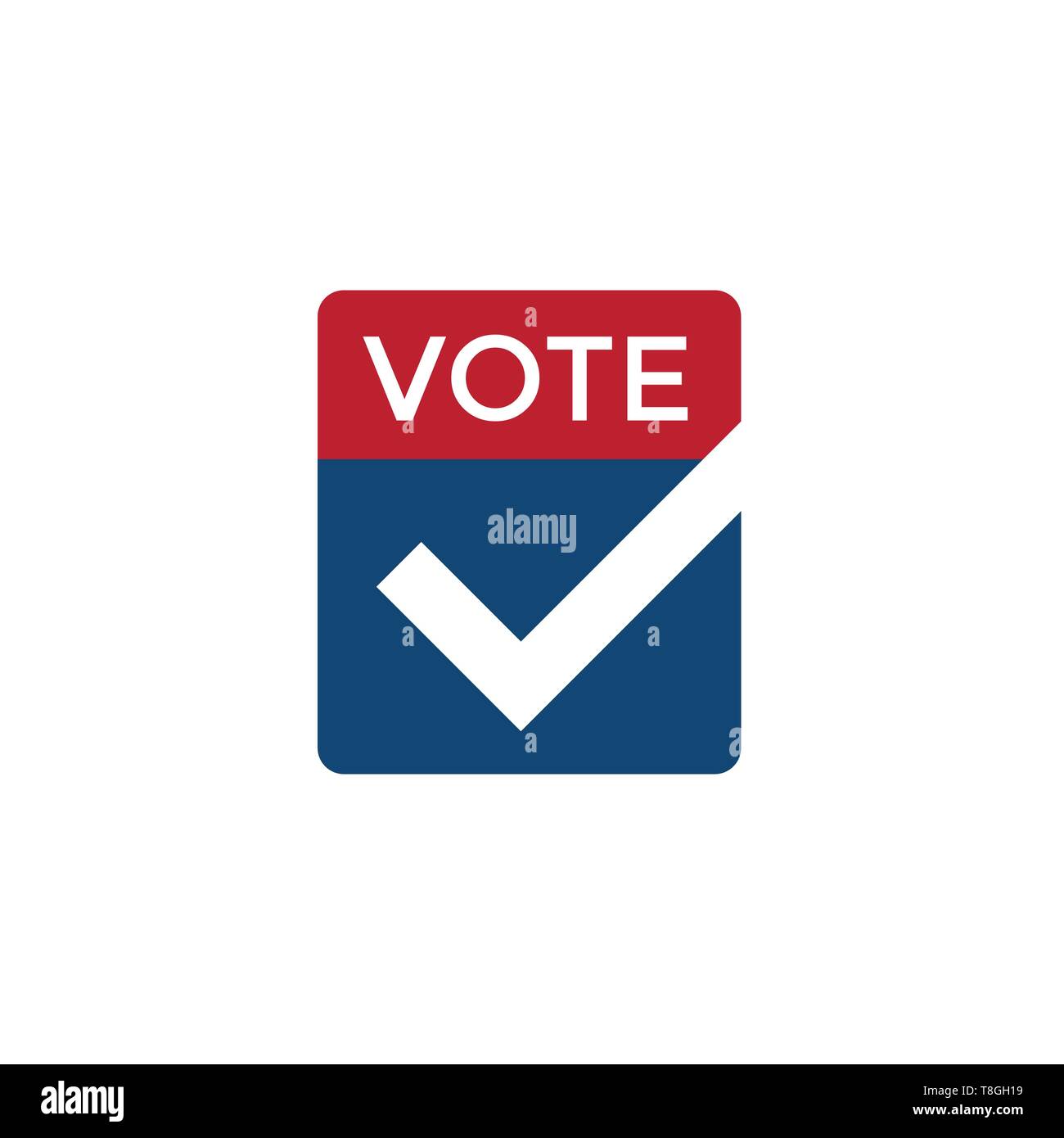 Early Voting Icon with Vote, Icon, & Patriotic Symbolism and Colors ...