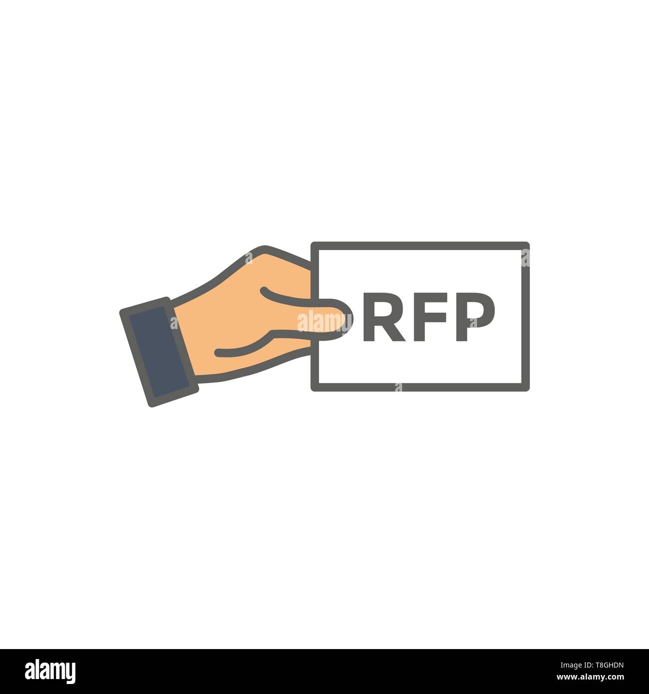 RFP Icon - request for proposal concept - idea Stock Vector Image & Art ...