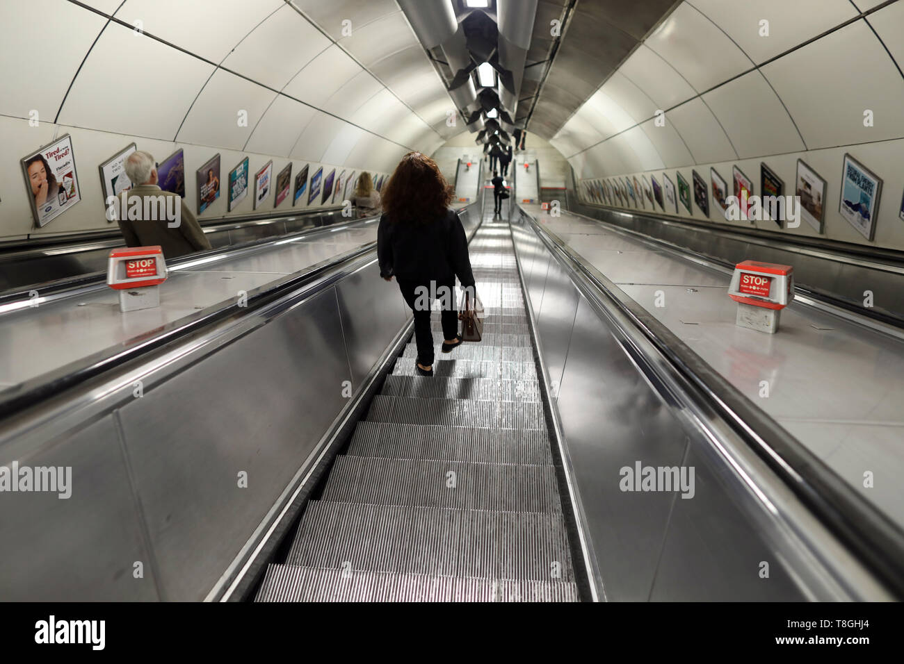 Escalator tube hi-res stock photography and images - Alamy