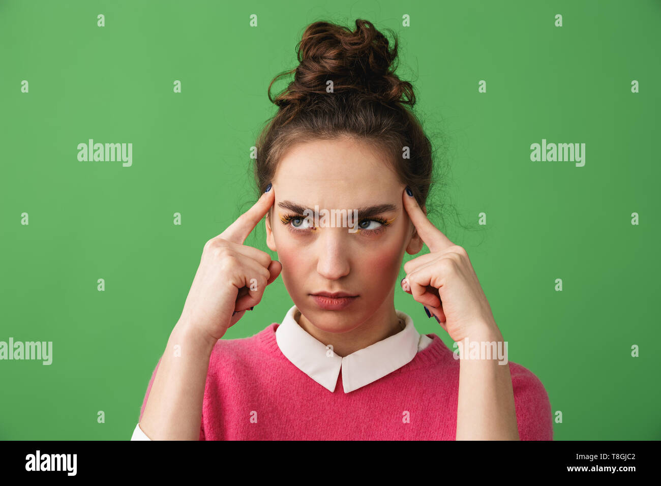 Concentrated considering hi-res stock photography and images - Alamy