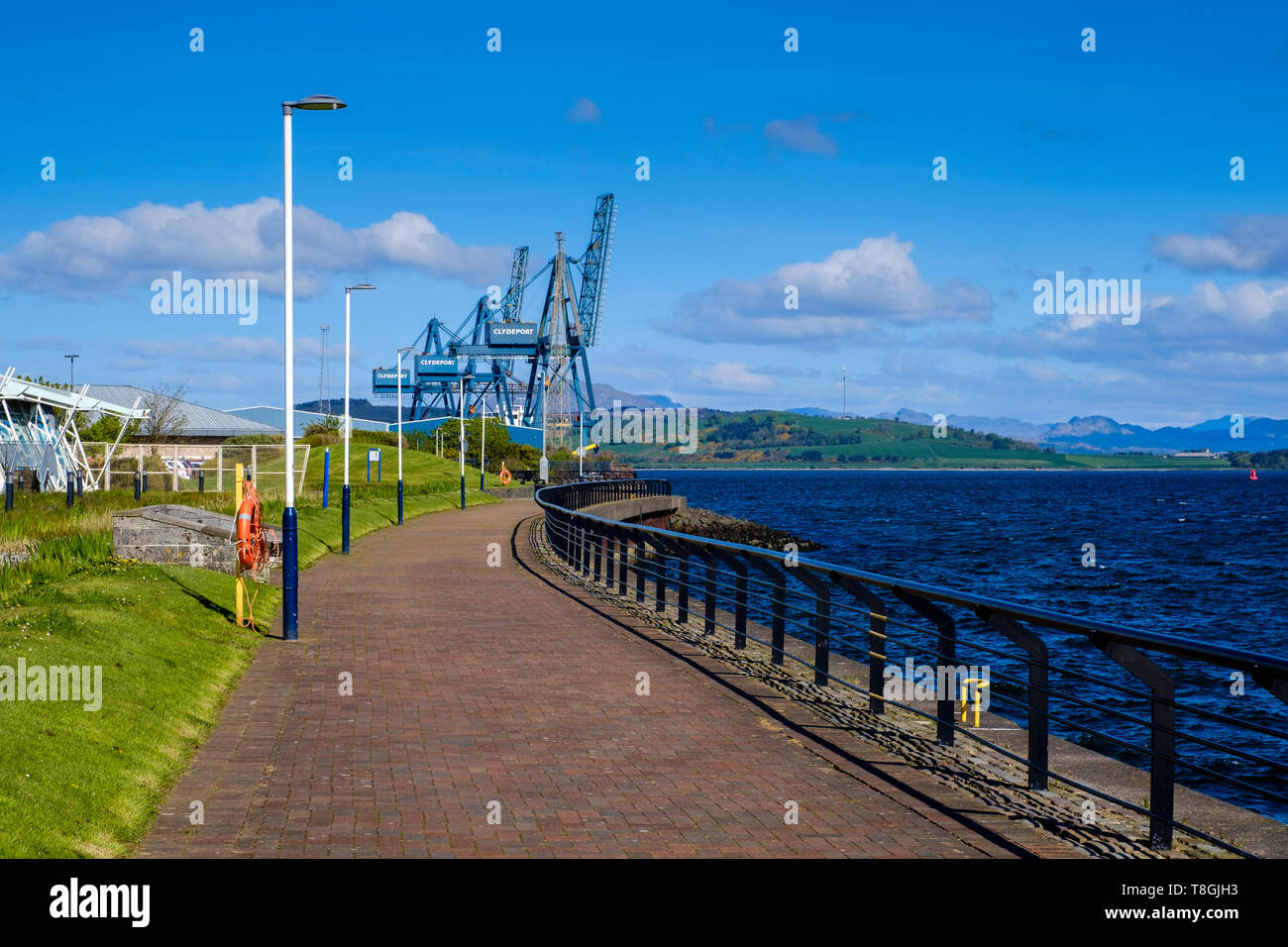 The River Clyde at Greenock, Renfrewshire, Scotland Stock Photo - Alamy