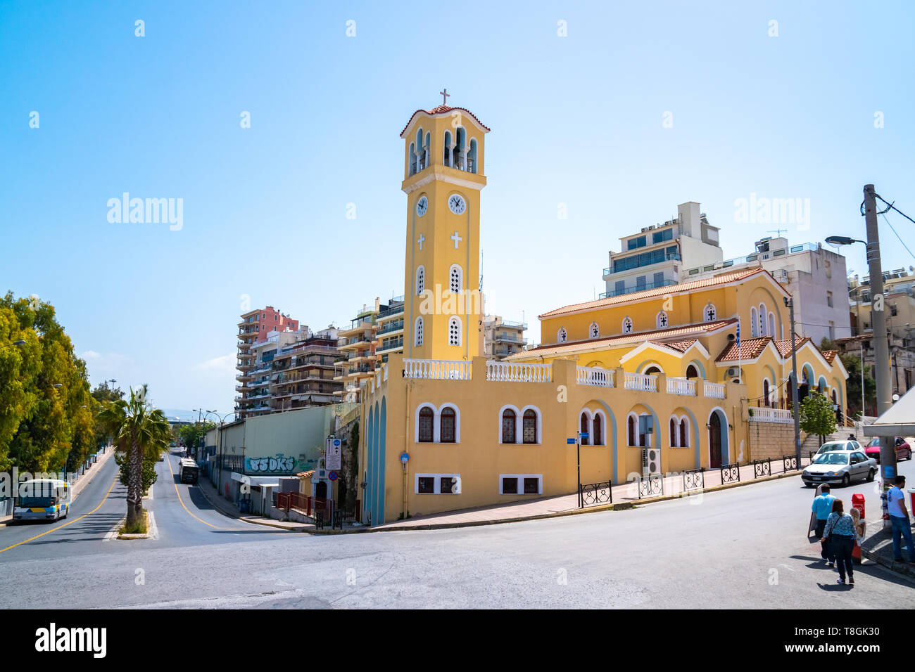 Piraeus port greek orthodox church hi-res stock photography and images ...