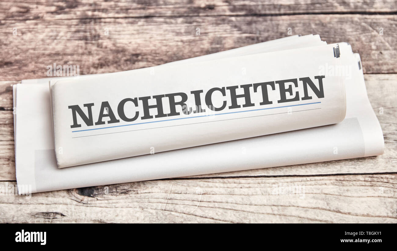 German newspaper and headline hi-res stock photography and images - Alamy