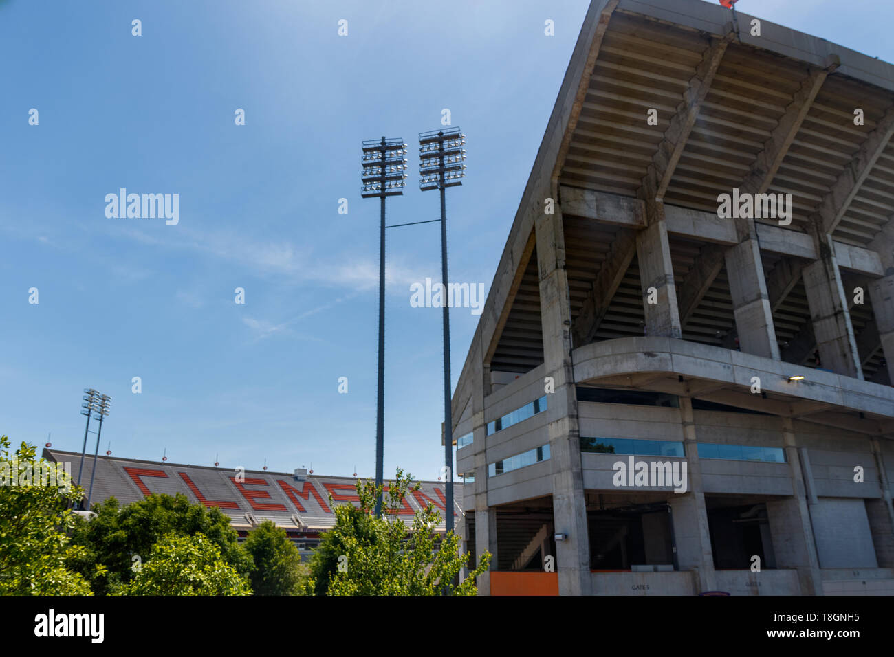 CLEMSON, SC, USA - May 2: 2 Memorial Stadium (also known as "Death ...