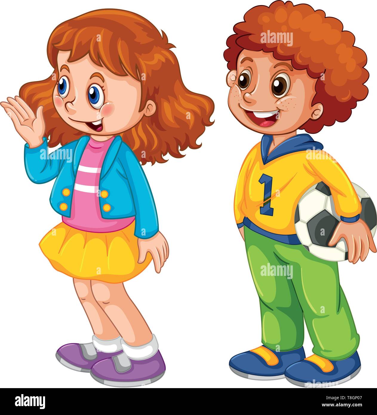 Set of children character illustration Stock Vector Image & Art - Alamy