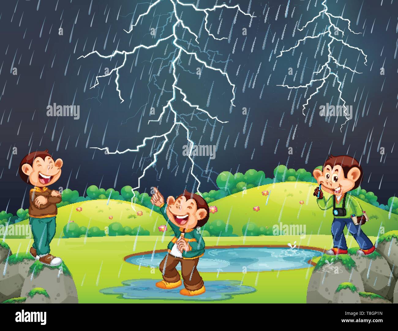 Animated Monsoon Season