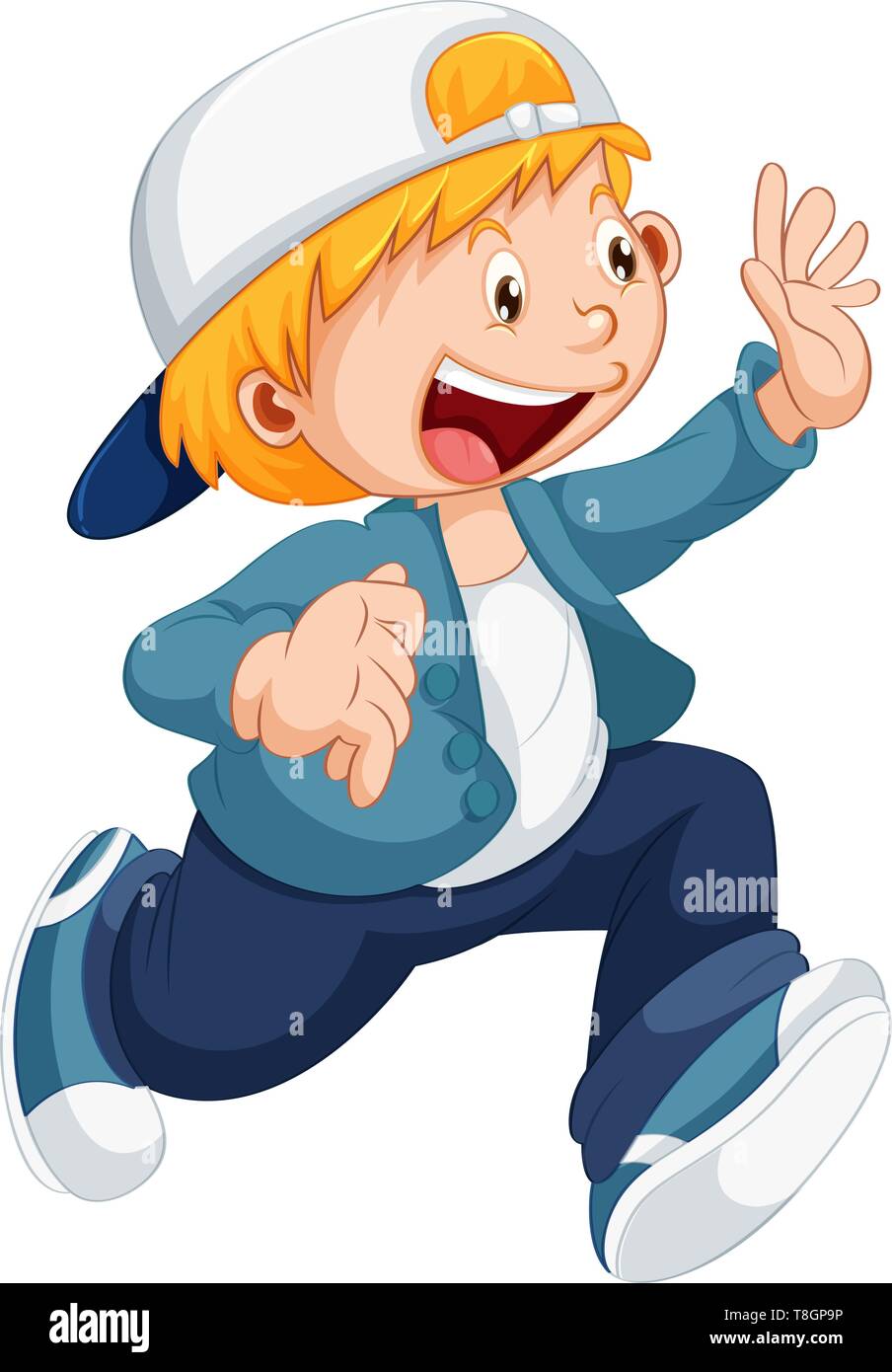 A cute boy character illustration Stock Vector Image & Art - Alamy