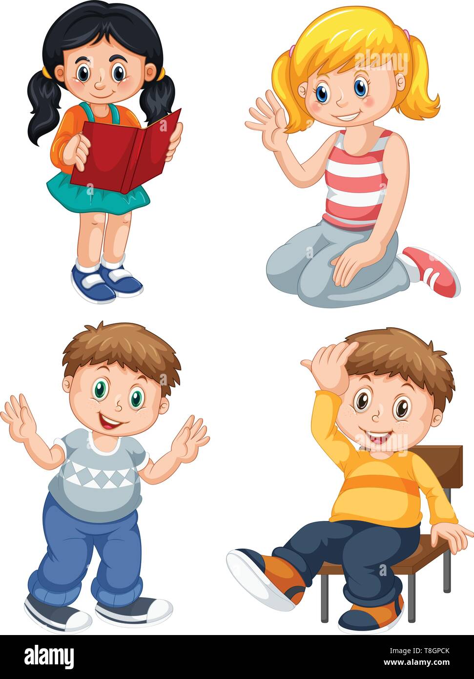 Set of people character illustration Stock Vector Image & Art - Alamy