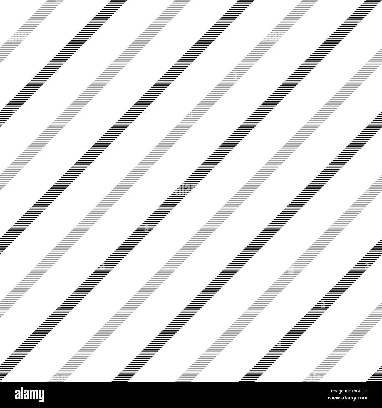 Stripes black white seamless pattern diagonal texture. Vector ...