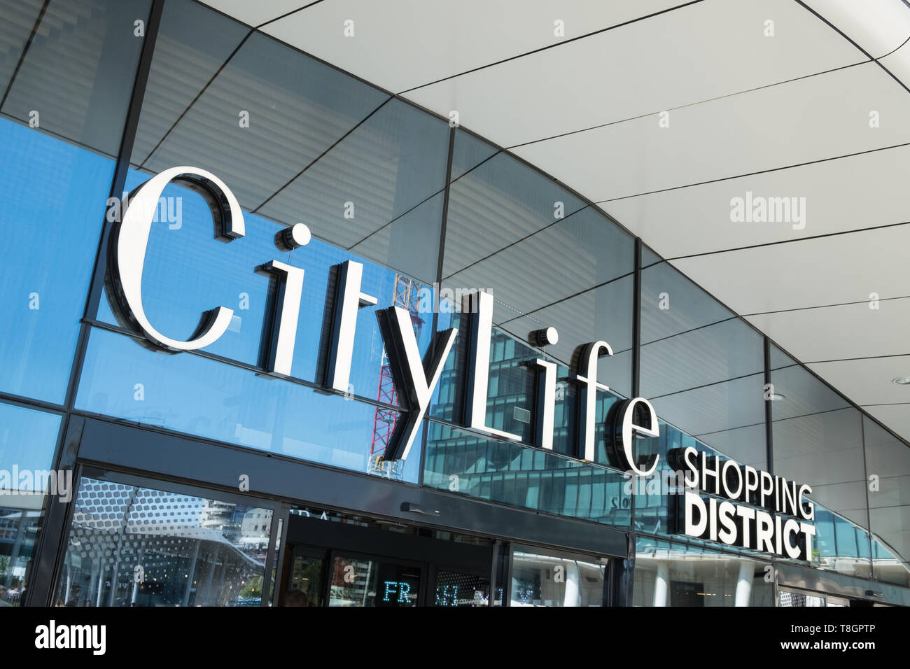 Citylife Shopping District exterior architecture, Milan, Italy Stock Photo - Alamy