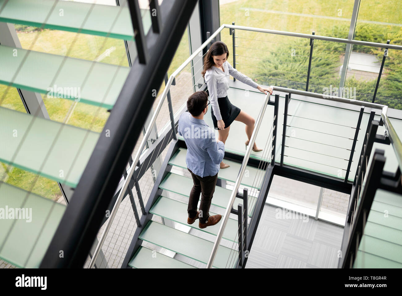 Group people on stairs hi-res stock photography and images - Alamy