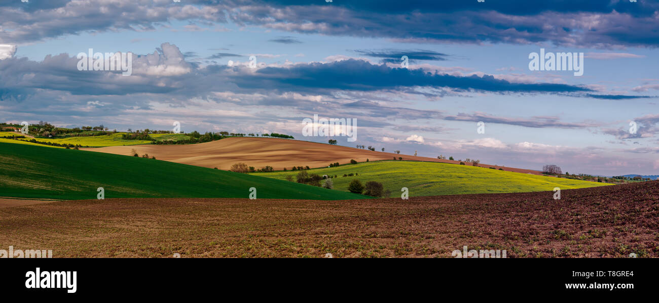 Rural spring landscape Stock Photo - Alamy