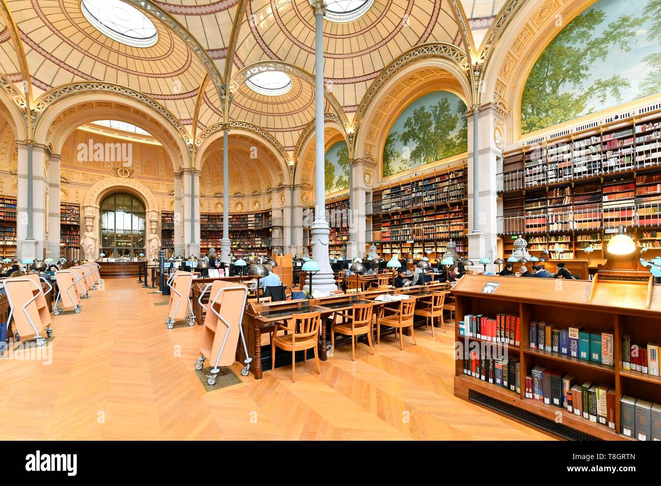 France, Paris, the National Library, Richelieu site Stock Photo - Alamy