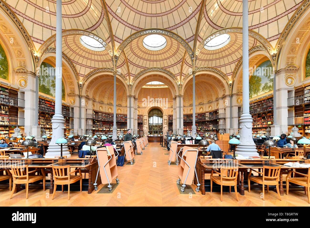 France, Paris, the National Library, Richelieu site Stock Photo - Alamy