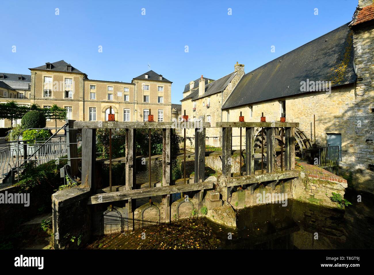 Water wheel bayeux france hi-res stock photography and images - Alamy