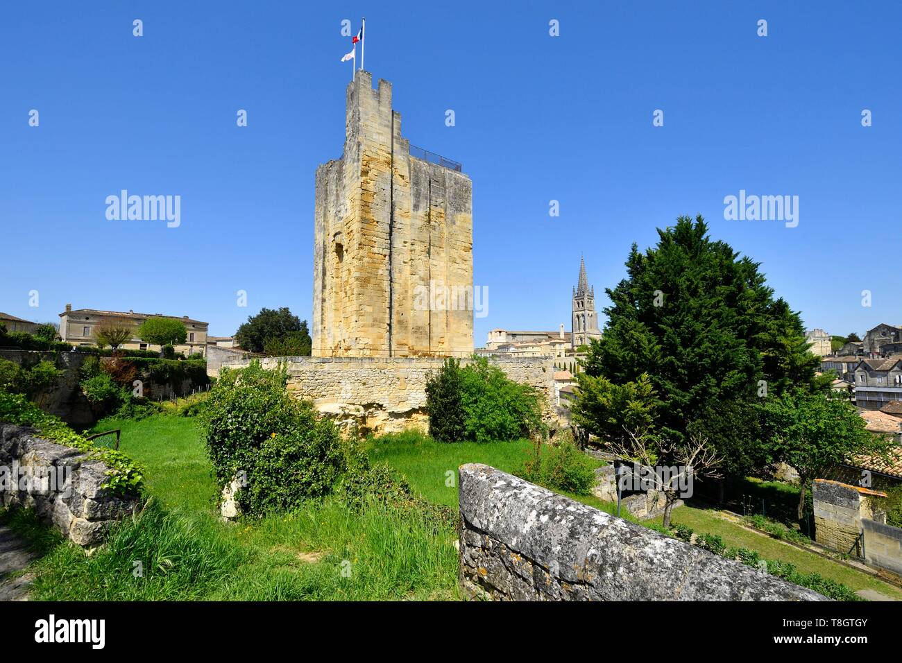 France, Gironde, Saint Emilion, listed as World Heritage by UNESCO, Roy ...