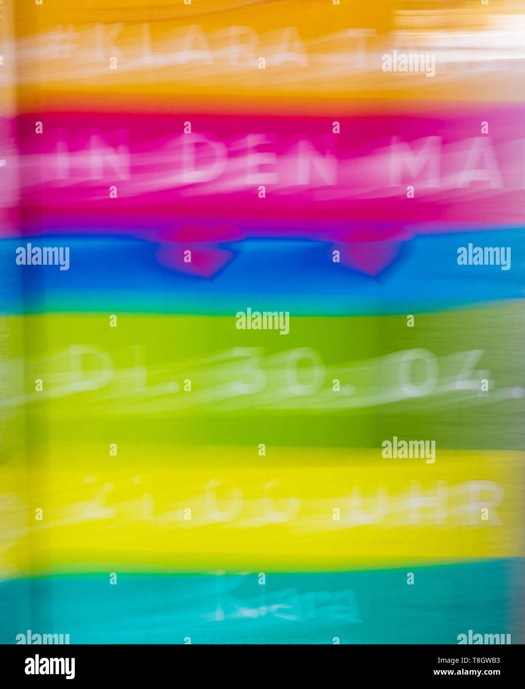 Colorful background. Abstract lettering. Blur Stock Photo - Alamy