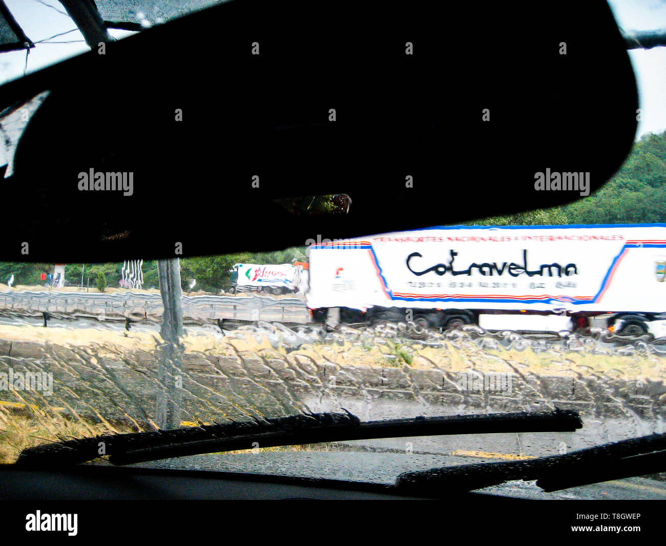 Highway from Lyon to Turin, France-Italy, Southern Europe Stock Photo ...