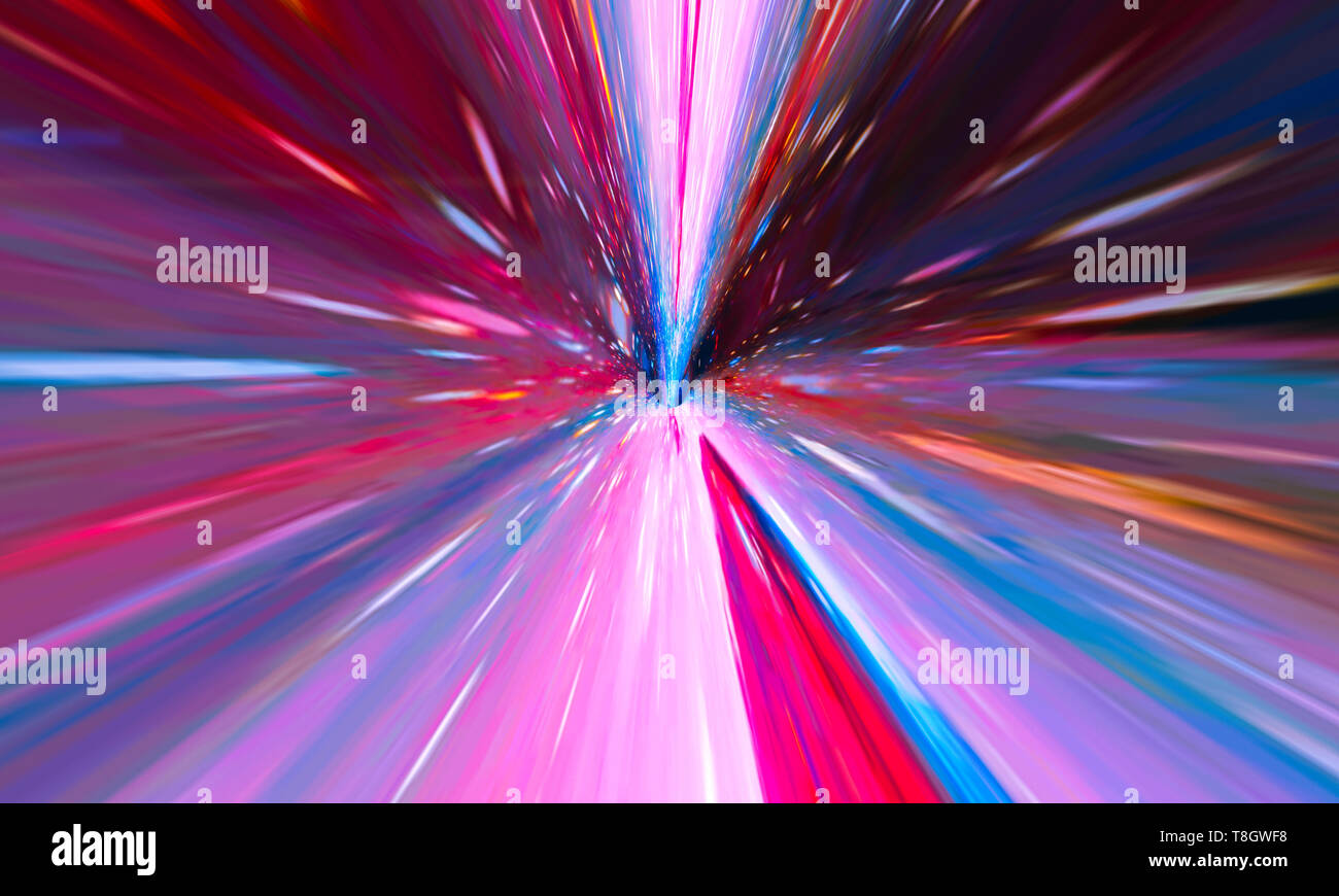 Psychedelic singularity worm hole black hi-res stock photography and ...